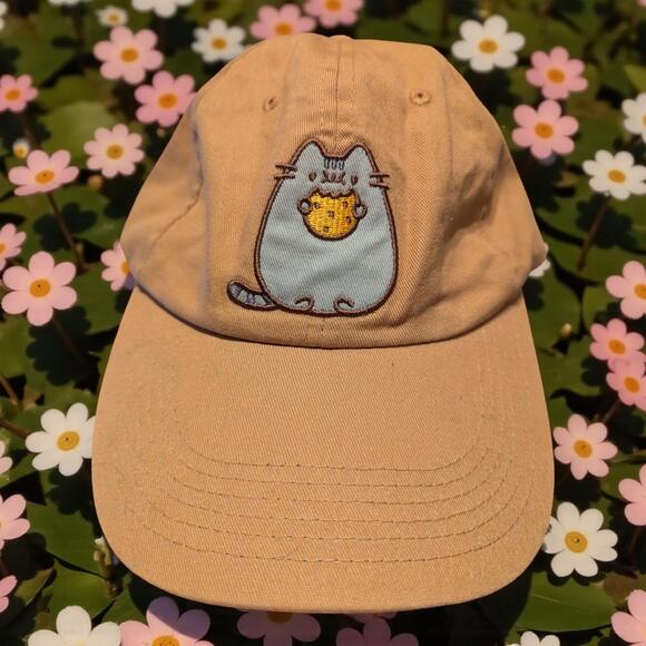 Culturefly | Accessories | Pusheen Cat Embroidered Everyday Cute Peach ...